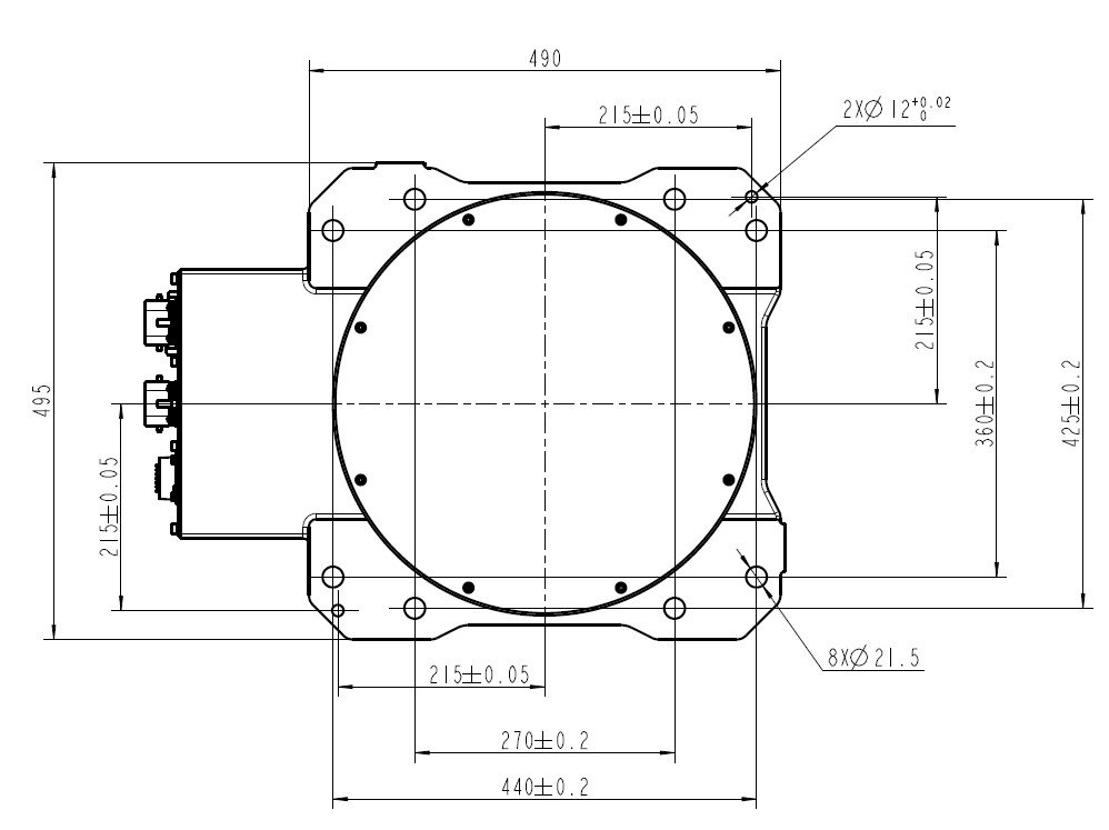 50kg Payload 2012mm Reaching Distance Robotic Arm QJR50-1 - EVS Robot