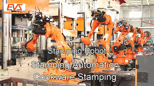 Stamping Robot | Stamping Automation | Cookware Stamping - EVS Robot