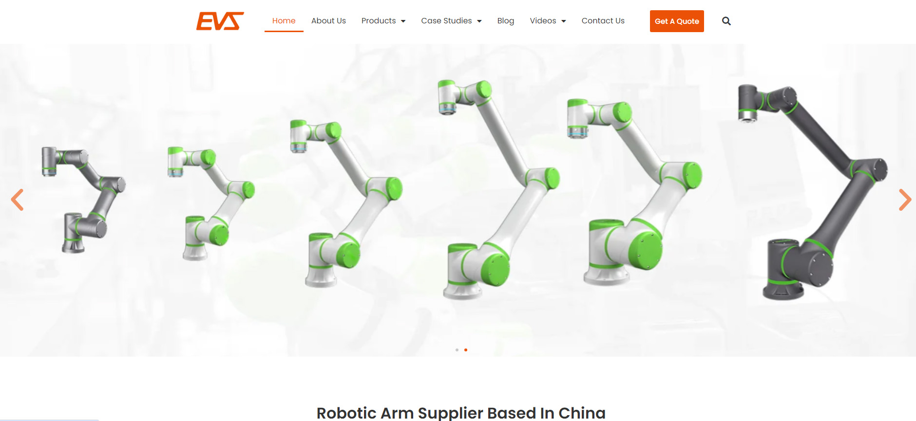 Máquina de prueba - Robot EVS