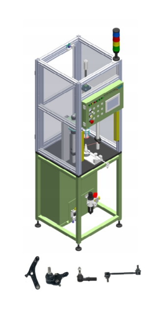 A049-Clamping Spring Assembly Machine - EVS Robot