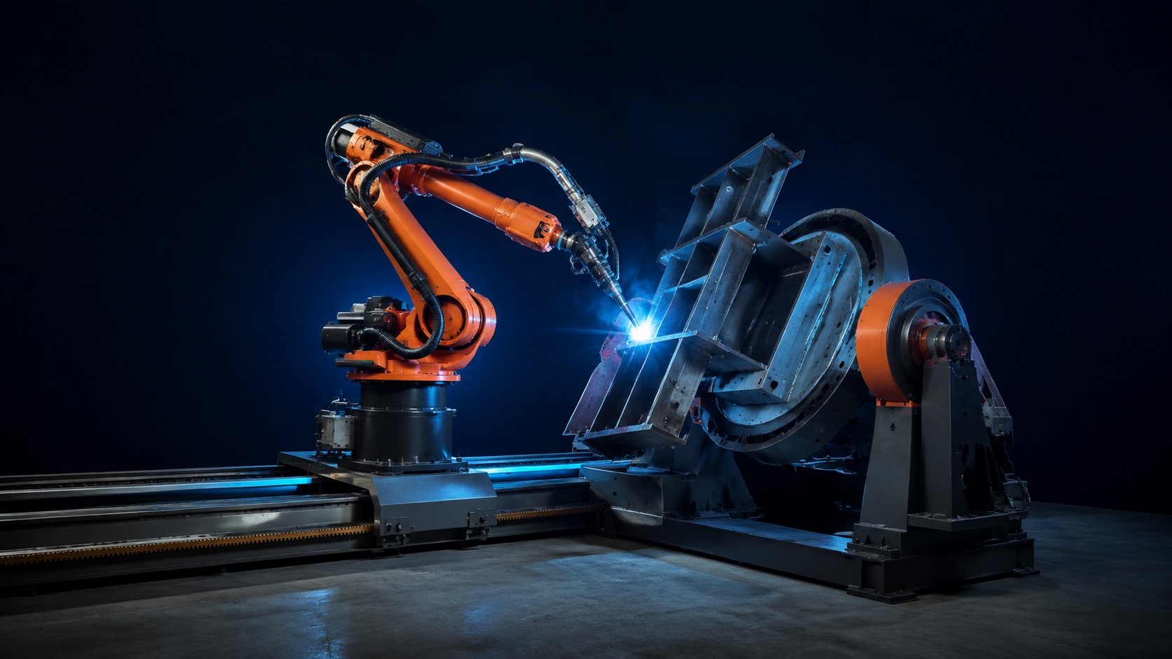 Thick-Plate Multi-Pass Robot Welding: ±0.5 mm Seam Tracking, 99% First-Pass